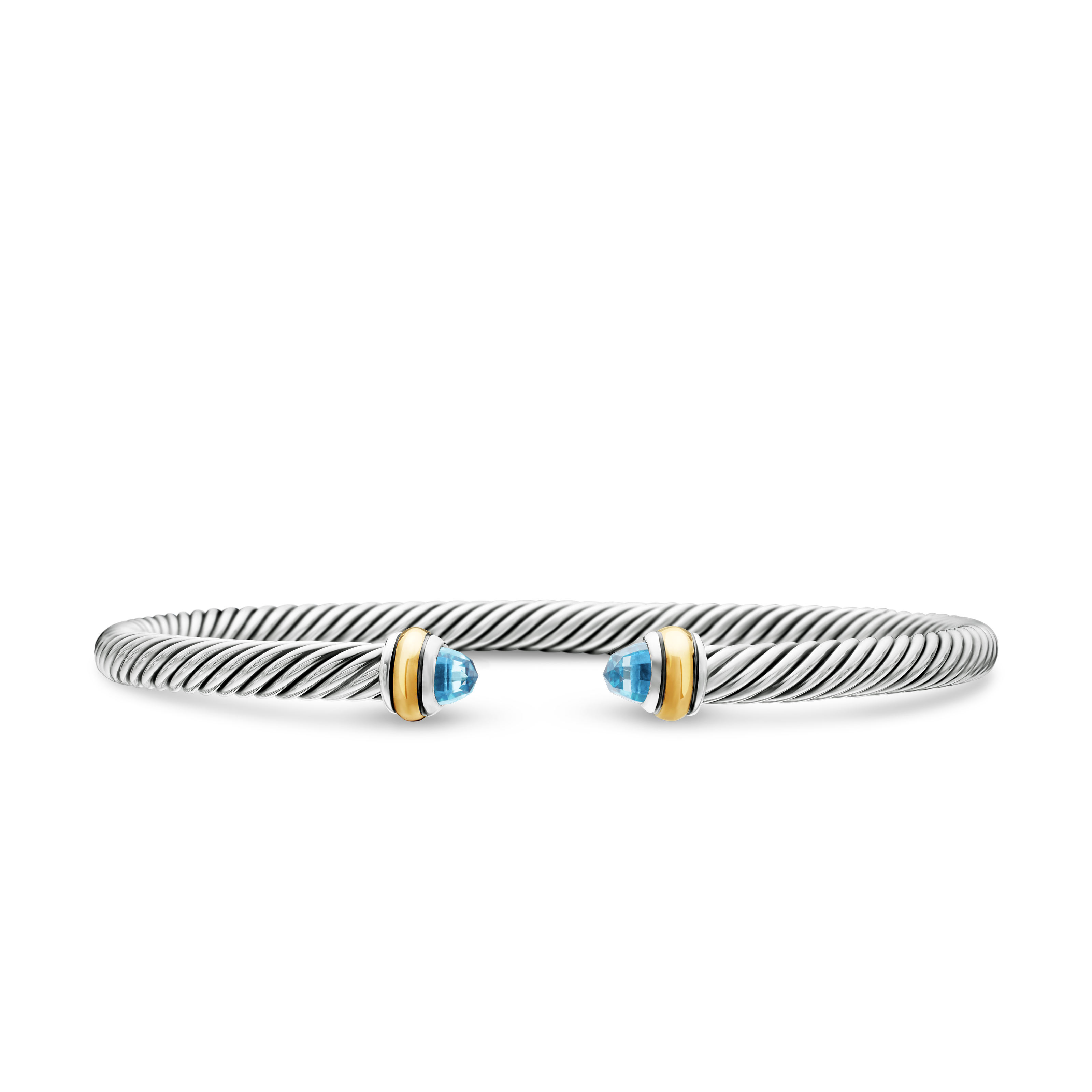 David yurman cable classics bracelet with 18k gold 4mm store